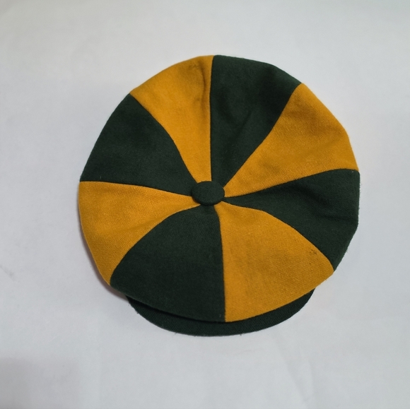 Nonwe | Accessories | Vintage Green Yellow Stevens Cab Newsboy Hat Sz ...
